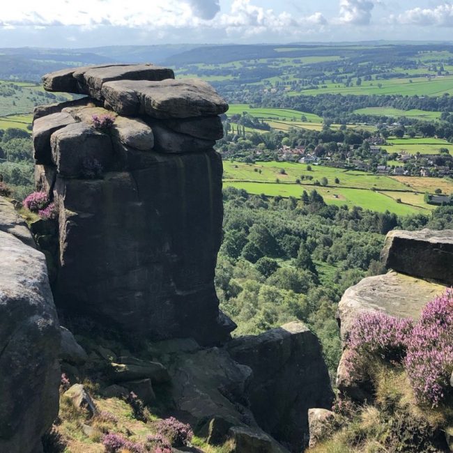 Peak District Easy Walk Along Curbar Edge